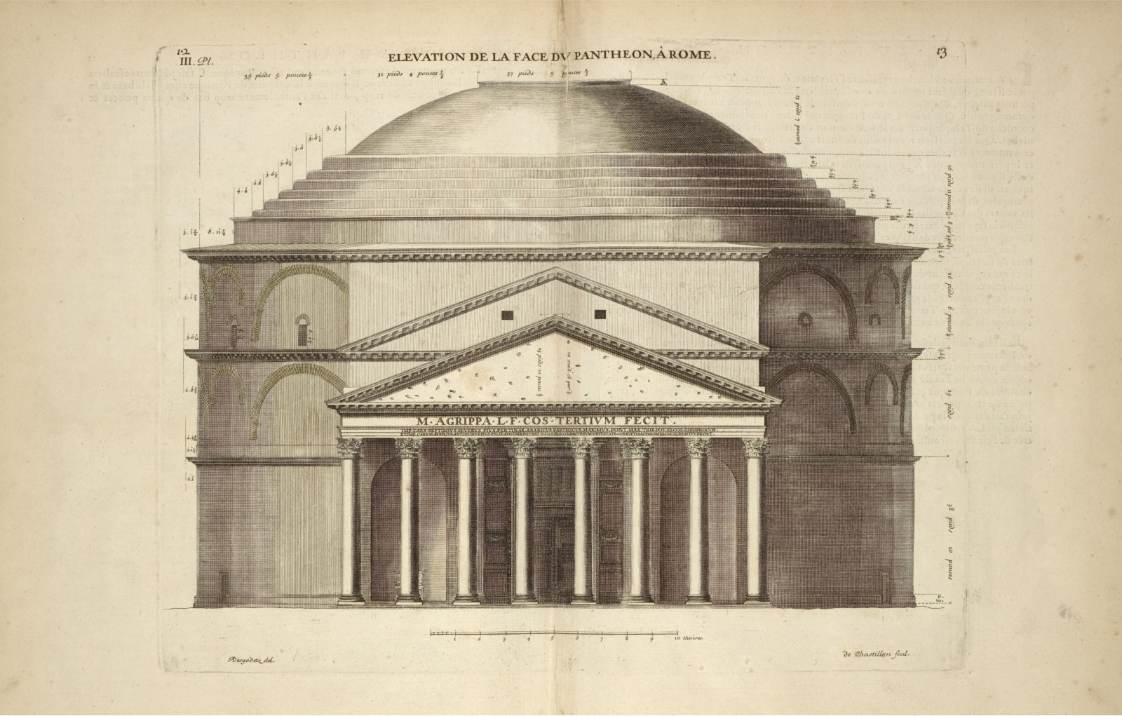 pantheon front facade