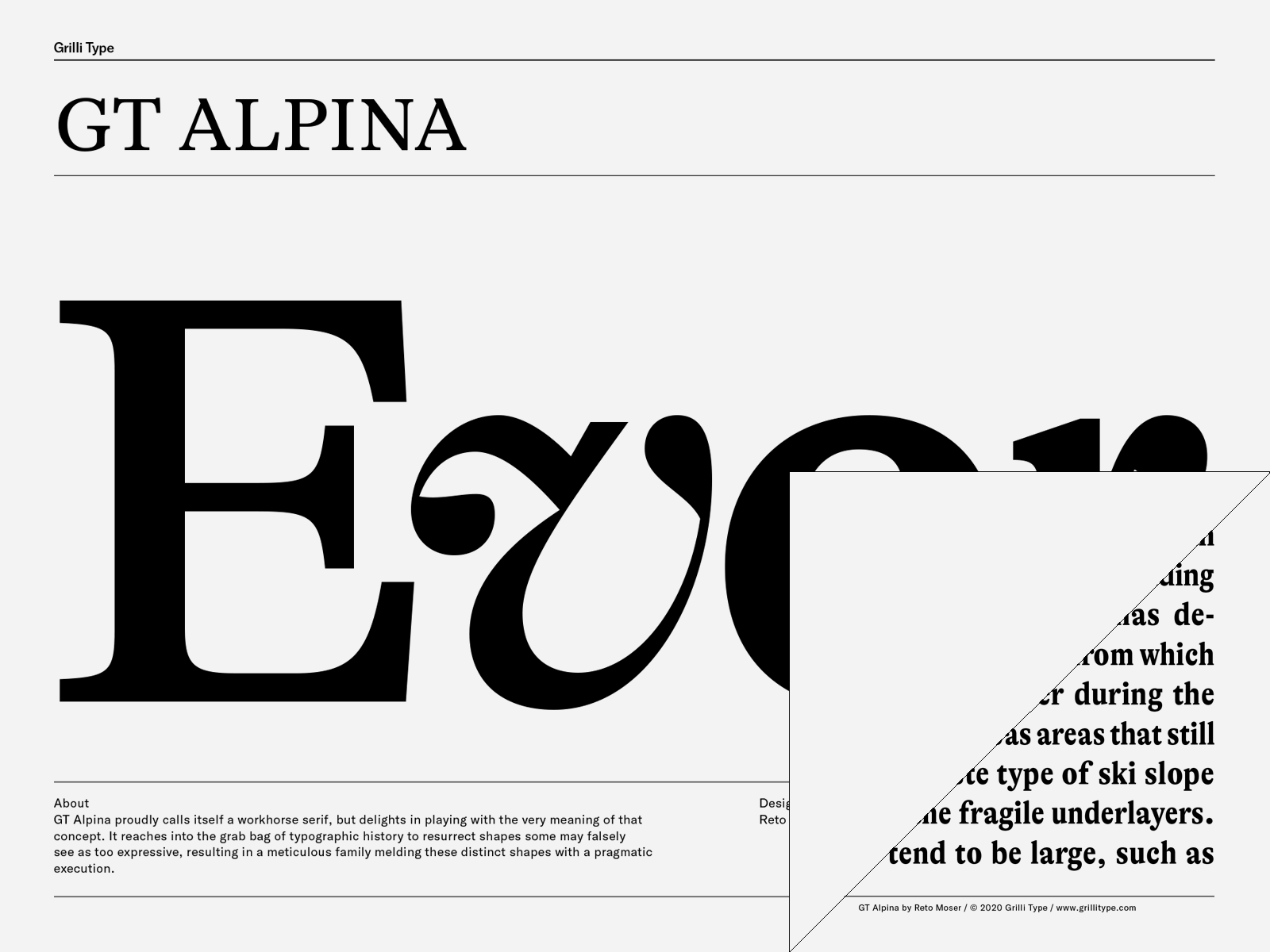 GT Alpina – Grilli Type – Independent Swiss Type Foundry – Free Trial Fonts