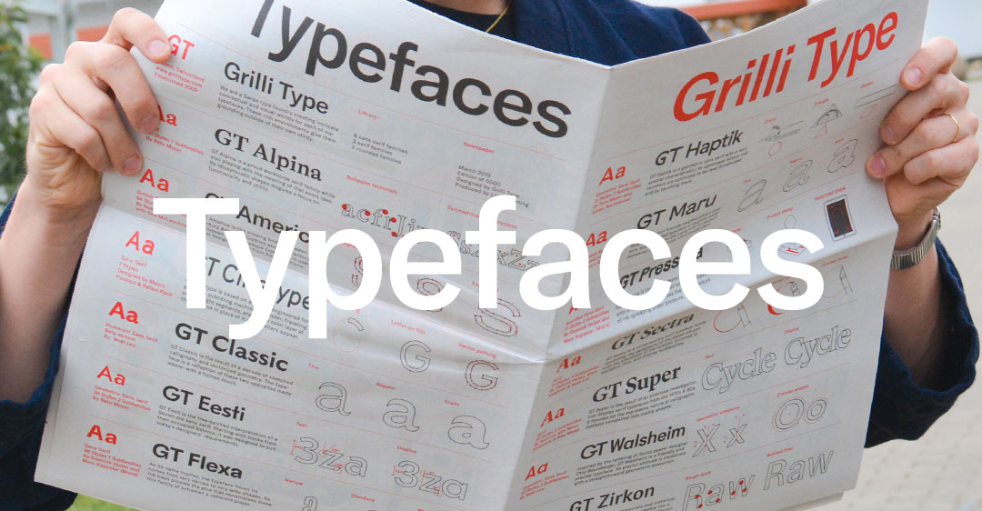 GT Typefaces Library Overview – Download Trial Fonts